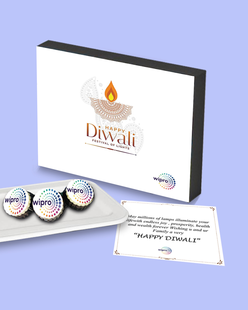 Diwali Special Customized Design Chocolate Gift Wooden Box